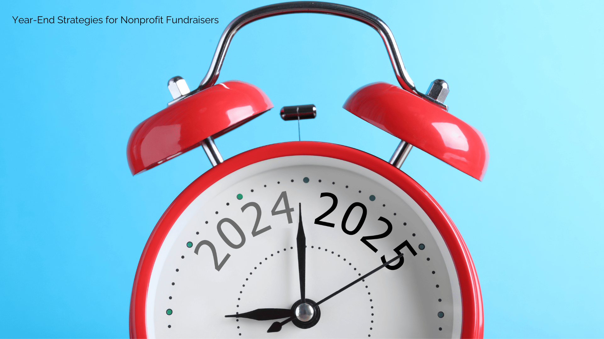 Finishing Strong: Year-End Strategies for Nonprofit Fundraisers - FIT ...